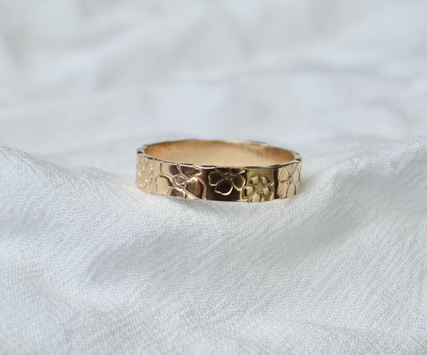 4MM Groovy Pua Kenikeni Ring – Hina’s Treasures Hawaii