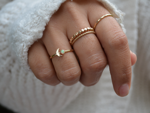 Opal Mahina Ring – Hina’s Treasures Hawaii