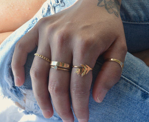 14kt 'Ulu Ring – Hina’s Treasures Hawaii